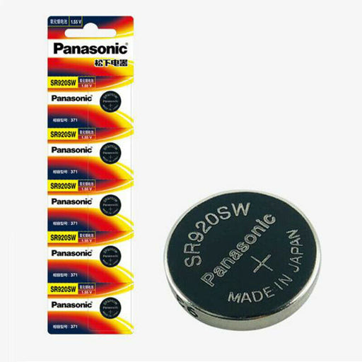 Genuine Panasonic Silver Oxide Watch Battery SR920SW (371)1.55V Made i ...
